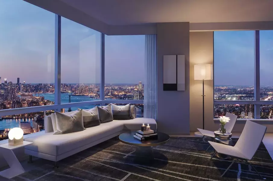 Brooklyn Point Extell sing dhuwuré 720 kaki, dadi menara paling dhuwur ing borough 10036_5