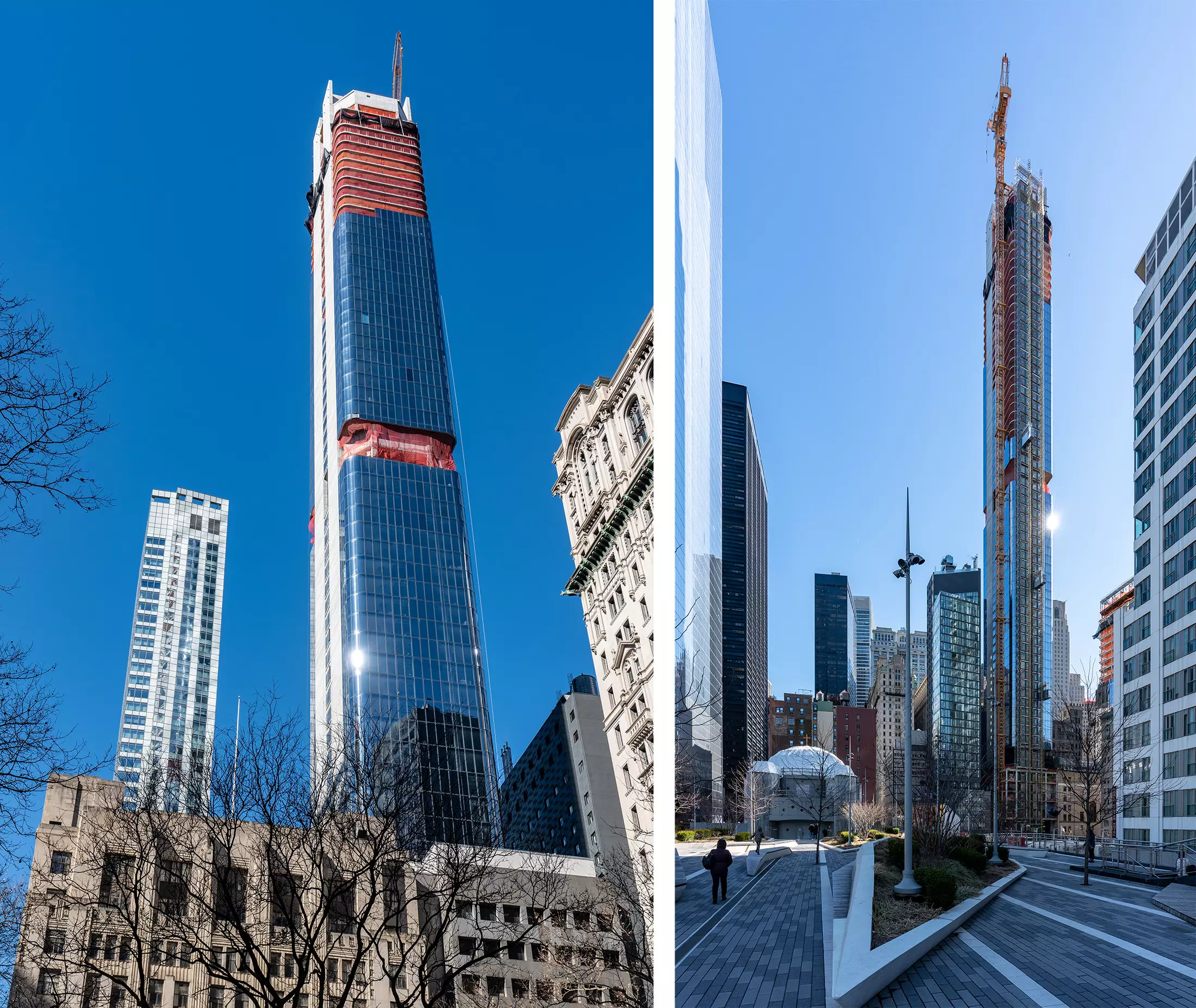 Rafael Viñolys 88-etasjers tårn på 125 Greenwich Street topper offisielt på 912 fot 10446_1