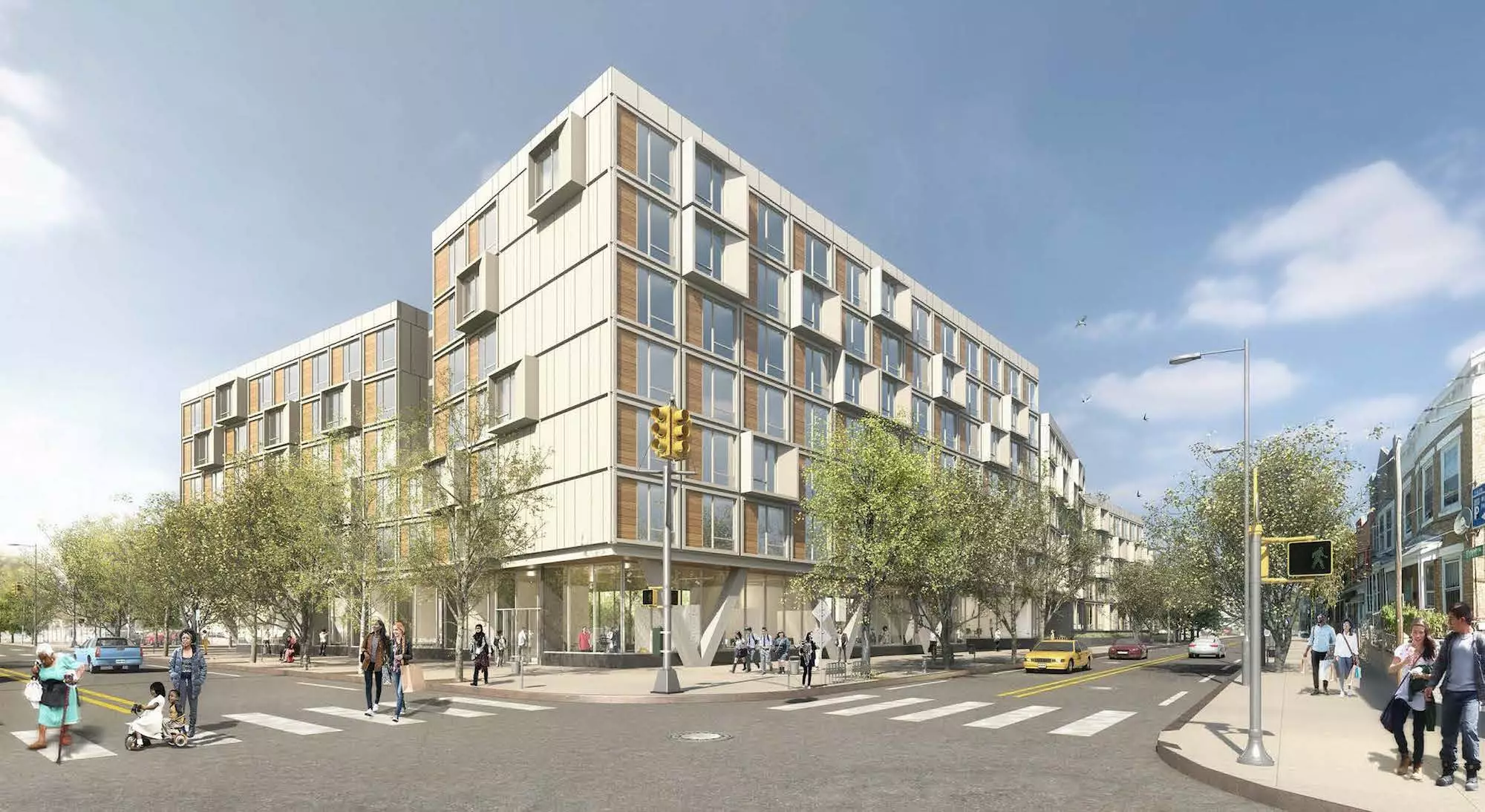 El proyecto propuesto traería 167 unidades de vivienda asequible al este de Nueva York mediante la construcción modular 10496_1