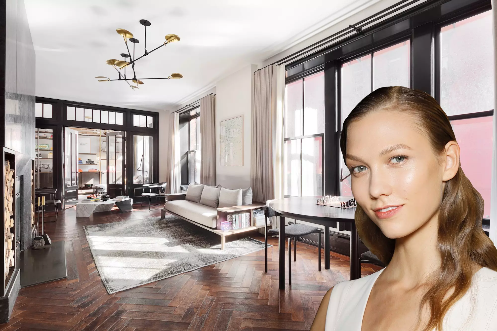 Карли Клос и Џошуа Кушнер штотуку го ставија својот стан во Нолита на пазарот за 7 милиони долари 10526_1