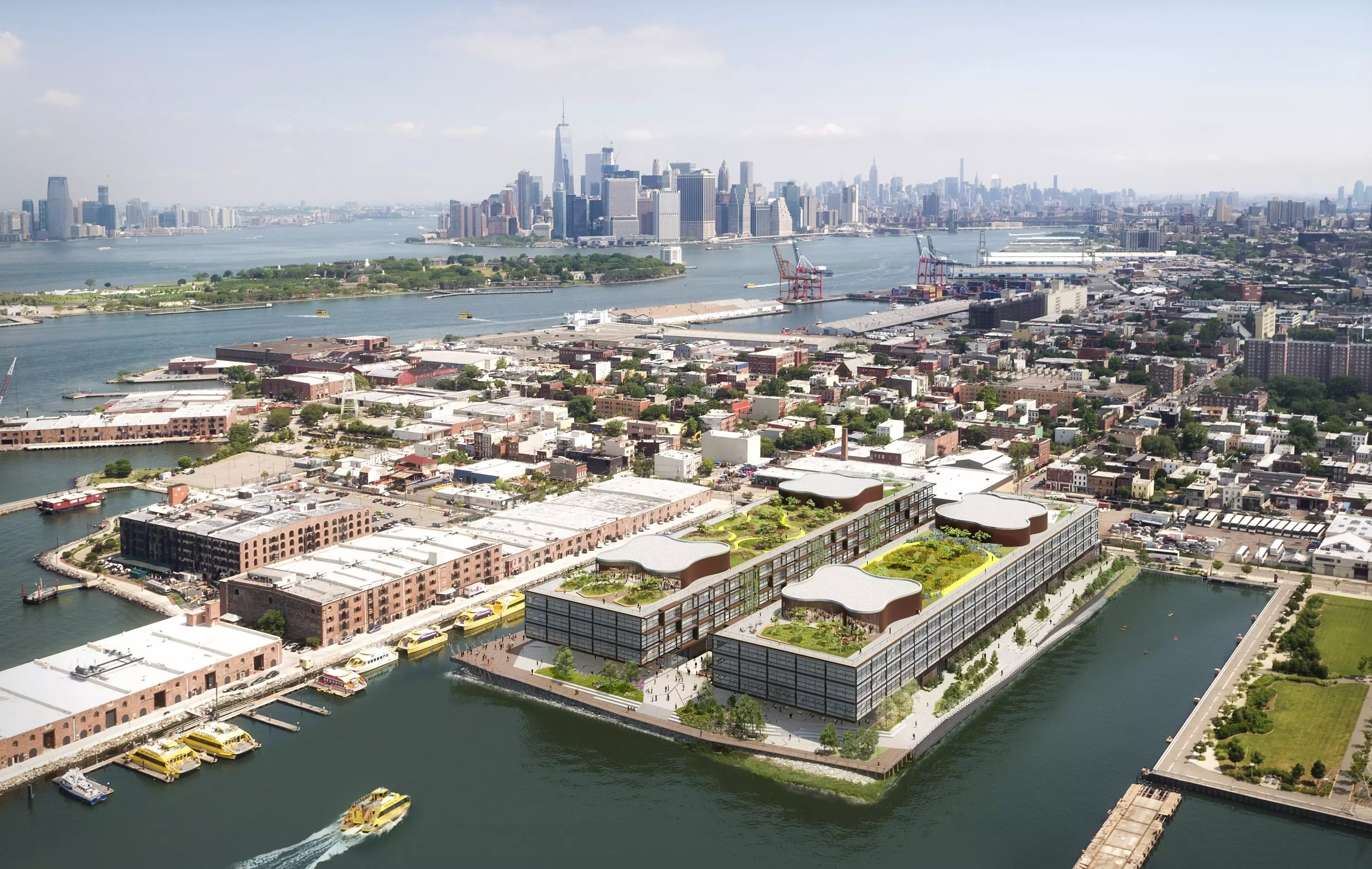 Τα σχέδια για το συγκρότημα γραφείων του Norman Foster's Red Hook ενδέχεται να τεθούν σε εφαρμογή 10624_1