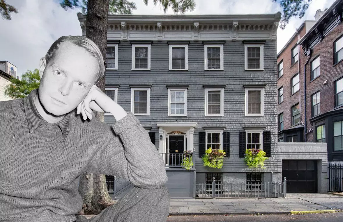 Bi urte merkatuan egon ondoren, Truman Capote inspiratu zuen Brooklyn Heights etxe historikoa 7,6 milioi dolarren truke jartzen da. 10740_1