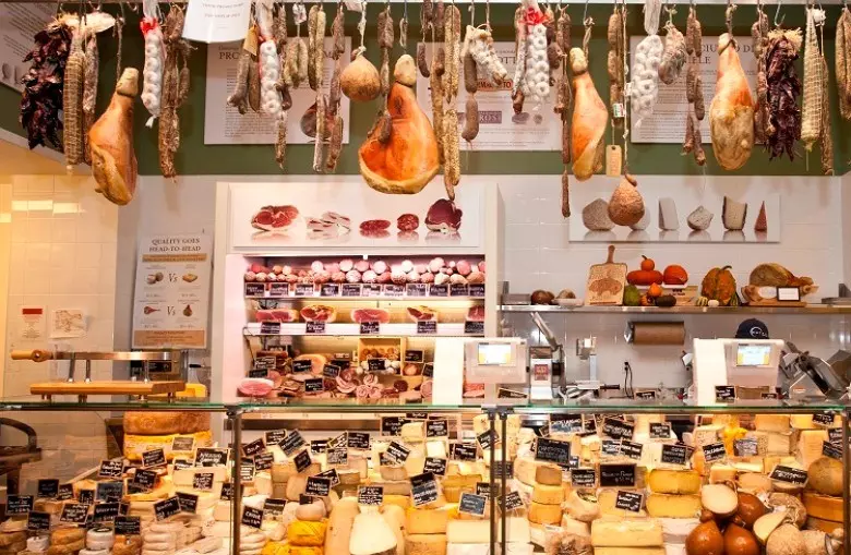 Eataly, janari aretoak, janari merkatuak