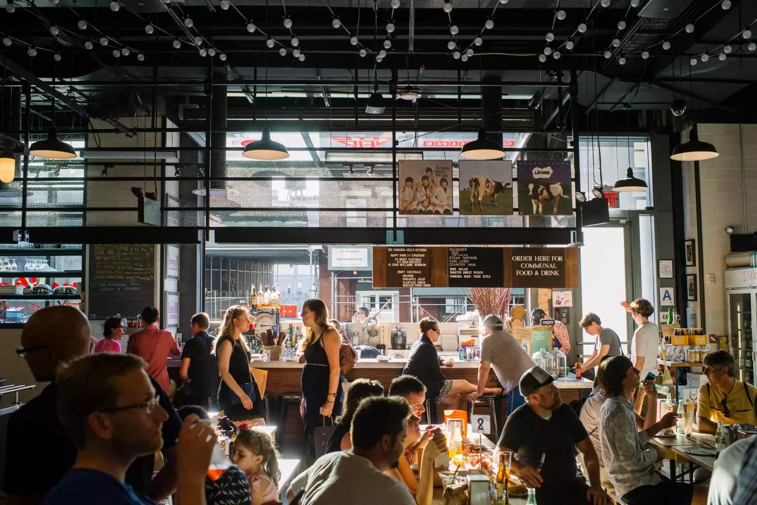 gotham west market, hudson yards, food hall