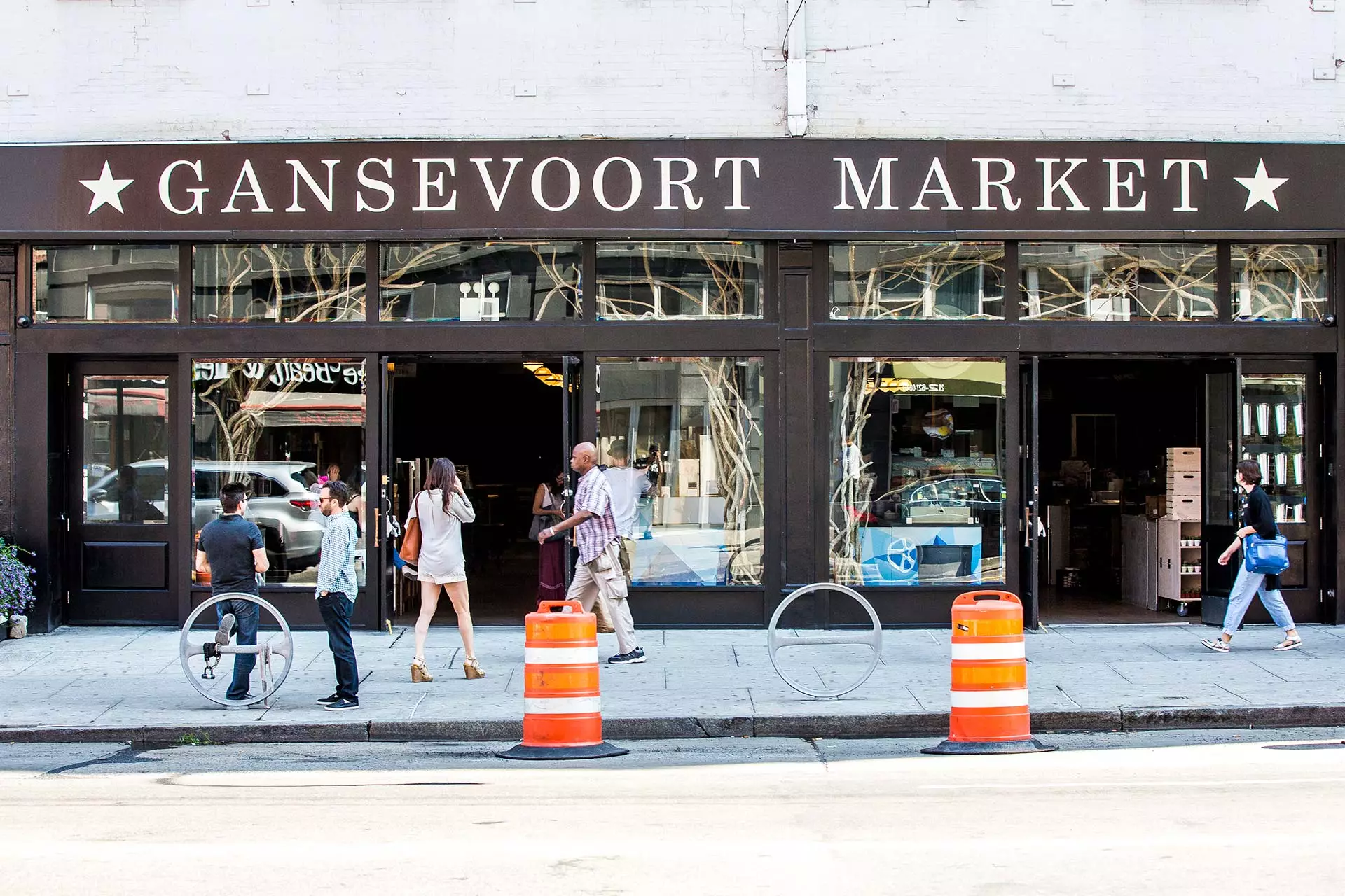 gansevoort marknad, mathallar, nyc