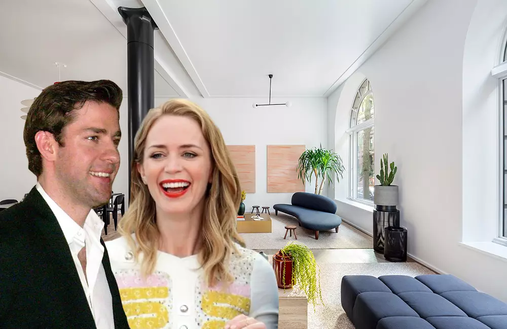 Emily Blunt y John Krasinski gastan $ 11 millones en una extensión de piso completo en el nuevo punto de acceso de celebridades de Brooklyn 11091_1