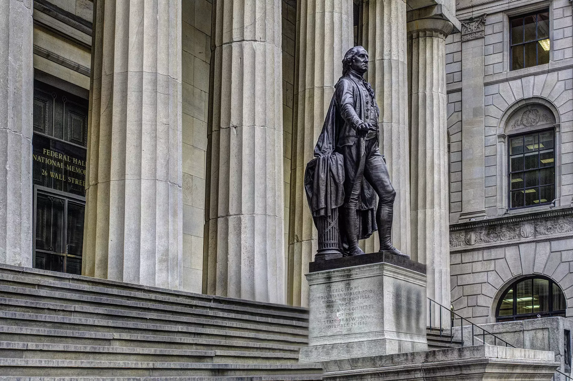 1790eko egun honetan, George Washingtonek Batasunaren lehen estatua eman zuen NYCn 11105_1