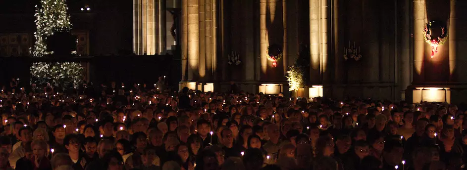 vispera de año nuevo, nye, eventos, fiestas, concierto por la paz, catedral de san juan el divino, lado oeste superior