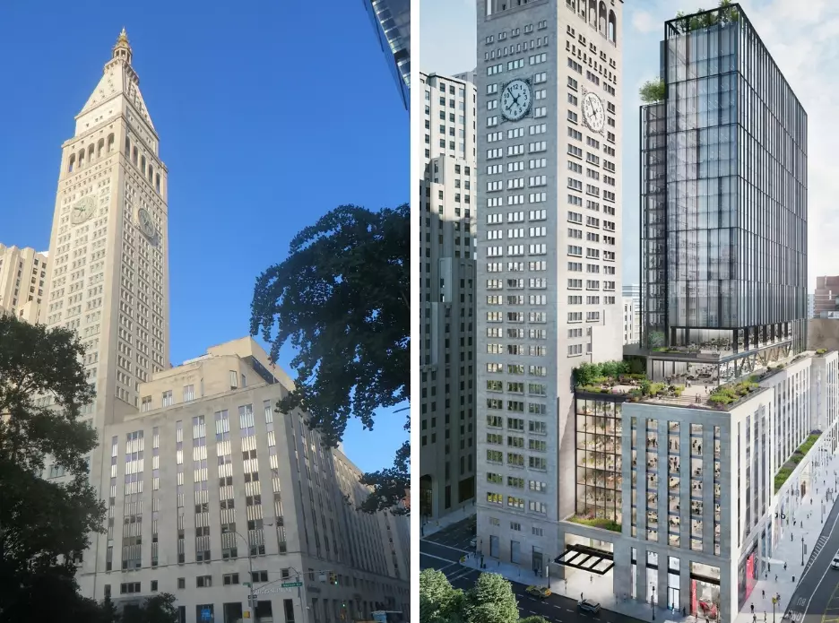 Nomad's One Madison Avenue იღებს 18 სართულიან დამატებას, რომელიც შექმნილია კონ პედერსენ ფოქსის მიერ. 11436_1