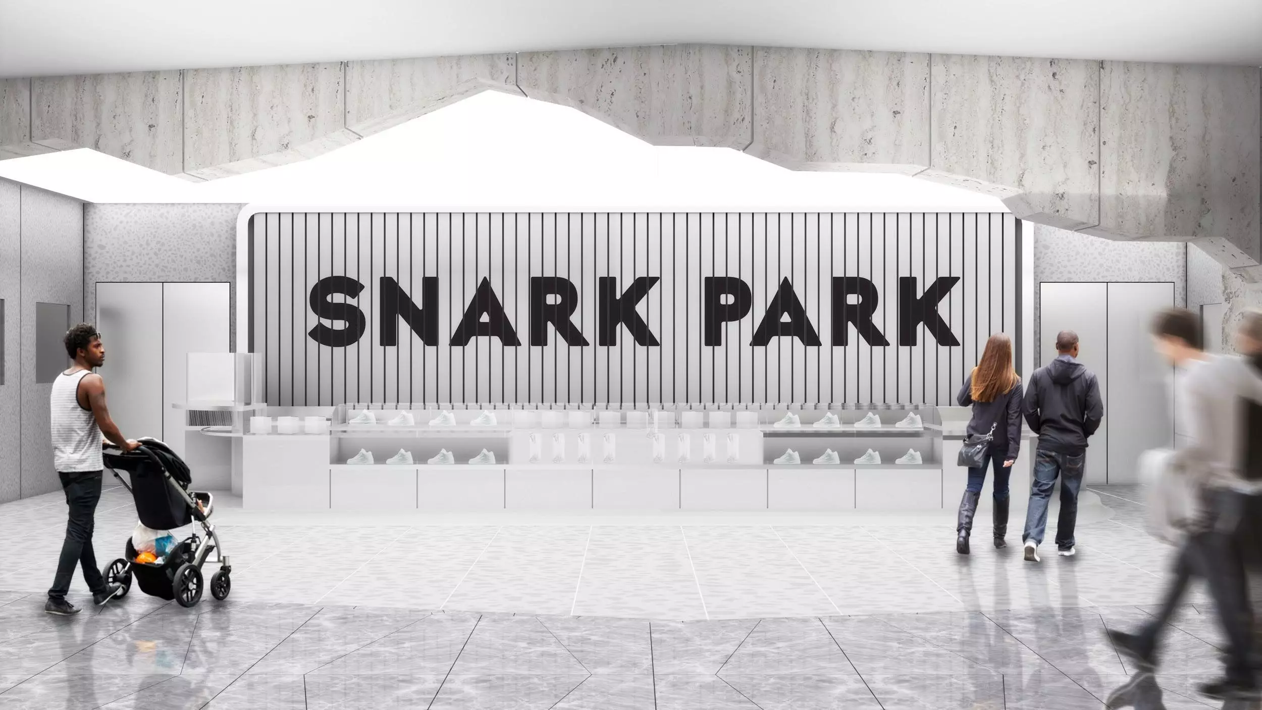 Lo studio di design Snarkitecture porta Snark Park a Hudson Yards con prelibatezze e 