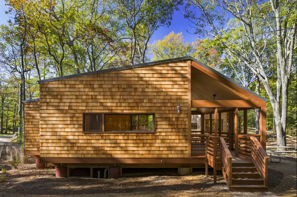 Le nuove cabine da campeggio di Long Island portano un design moderno, di alta qualità e conveniente nei parchi statali 11516_1