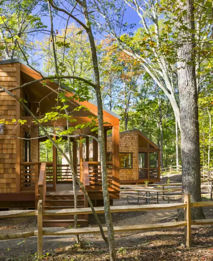 Nove kamperske kabine na Long Islandu donose moderan, kvalitetan i pristupačan dizajn državnim parkovima 11516_2
