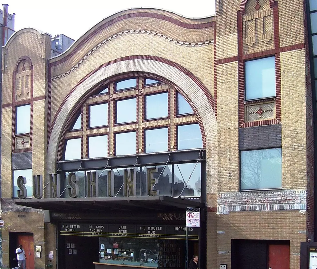 orijentir Sunshine cinema, the lower east side theatre