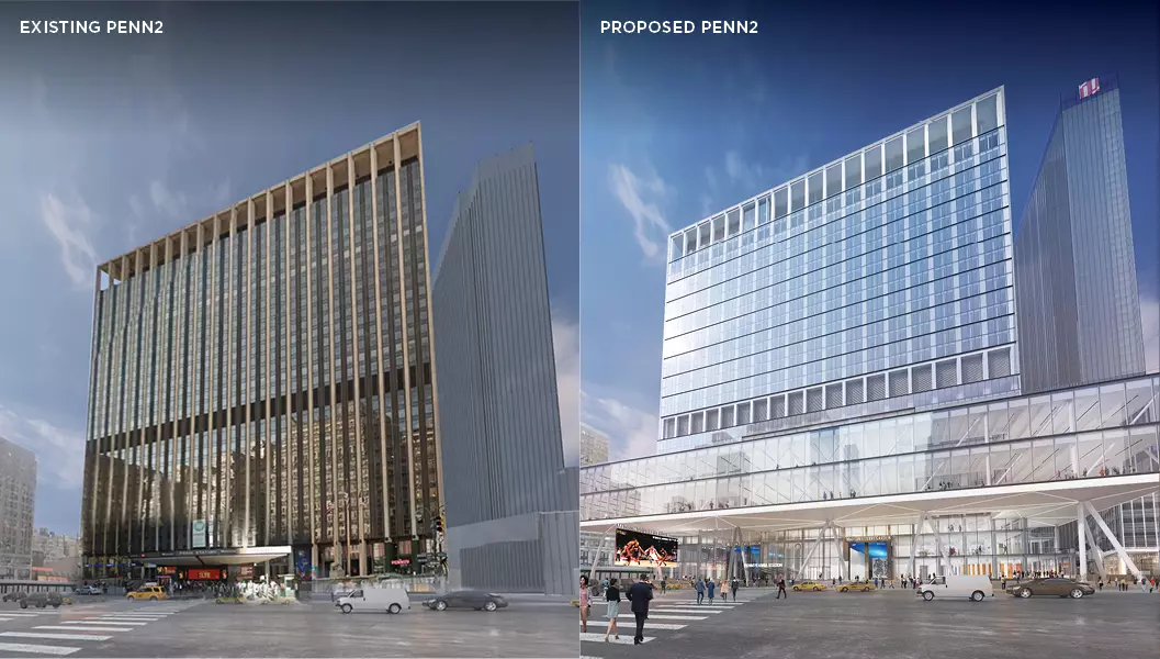 Vornado ngaleupaskeun renderings anyar $ 200M Penn Plaza redevelopment 11783_2