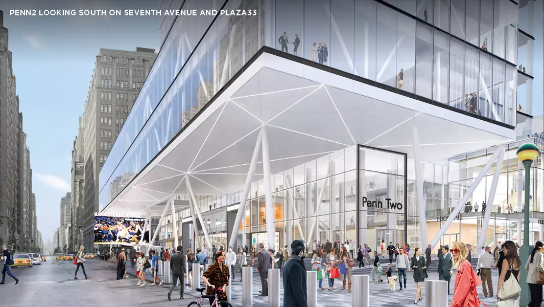 Vornado 200 milyon dollarlıq Penn Plazanın yenidən qurulmasının yeni renderlərini buraxır 11783_3