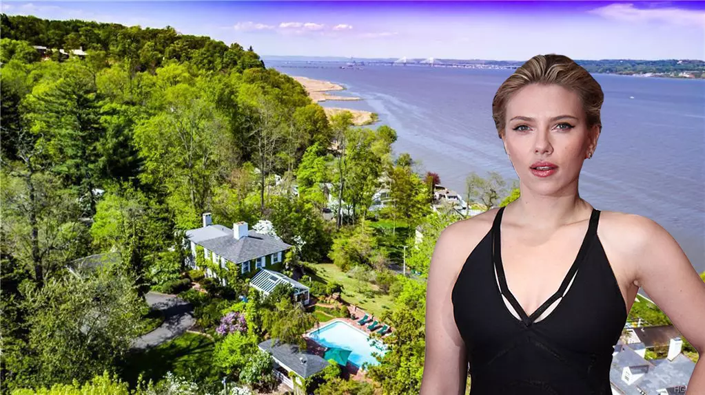 Scarlett Johansson-ek 4 milioi dolarreko huntzaz jantzitako etxea eskuratu du Snedens Landing isolatuan 12003_1