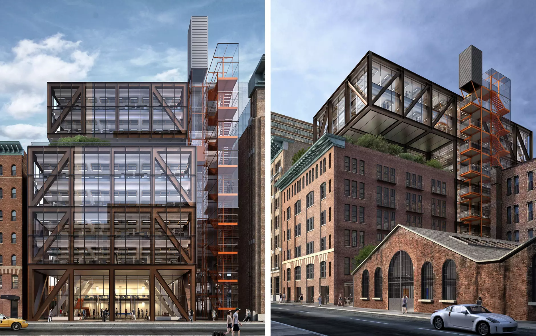 Novas renderizações mostram os planos de escritórios semelhantes ao Centro Pompidou de Vornado para o Chelsea 12055_1