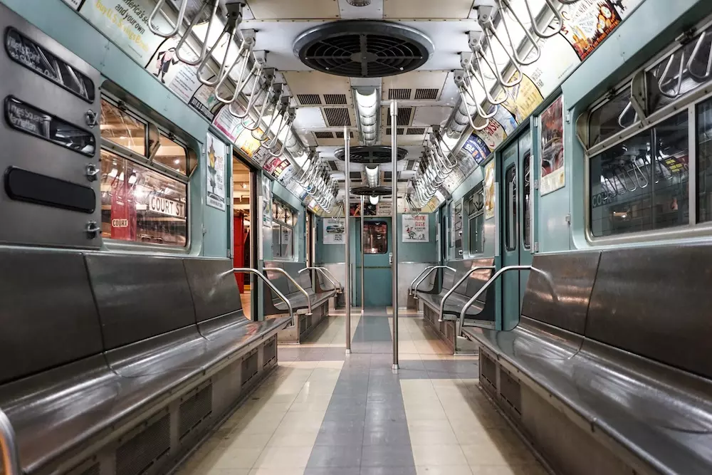 new york transit müzesi, metro vagonu