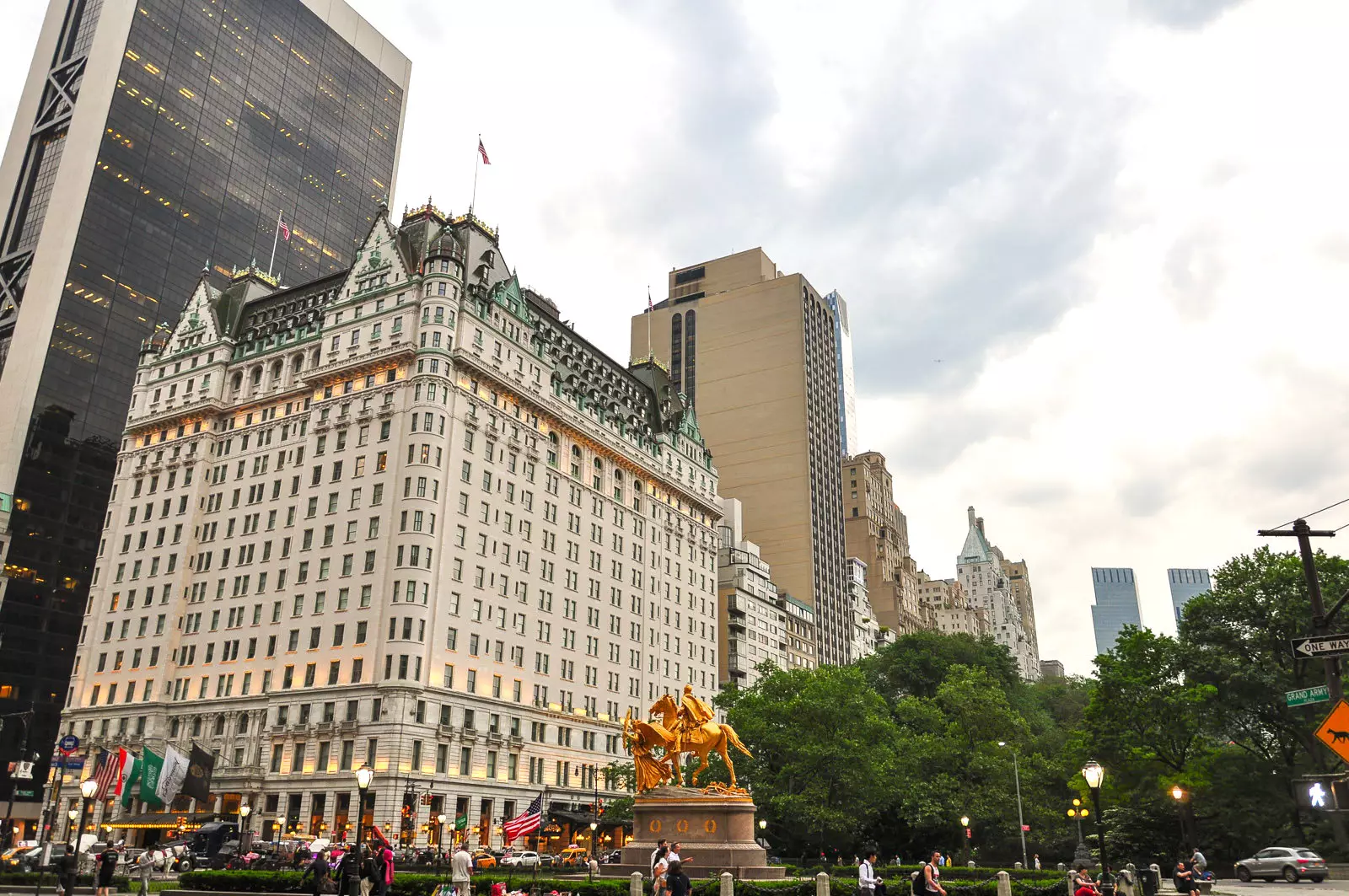 der Plaza Hotel, NYC Gebaier, der Plaza