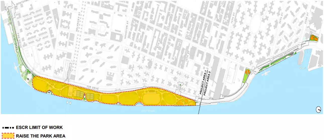 A Lower East Side Coastal Resiliency Project felgyorsult, frissített kialakítással 12123_2