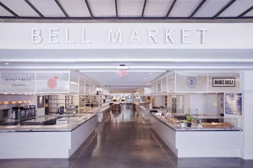 NYC စားဖိုမှူးများသည် NJ ဆင်ခြေဖုံးရှိ Eero Saarinen ၏ Bell Labs အဆောက်အအုံသို့ ဧရာမ အစားအသောက်ခန်းမကို ယူဆောင်လာသည်။ 12171_1