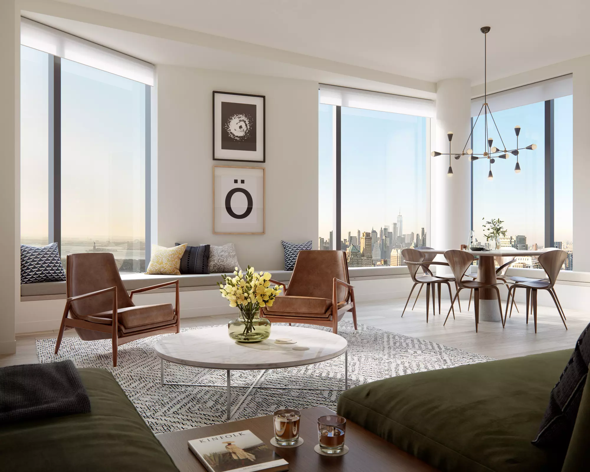 Jeanne Gang's Downtown Brooklyn condo හි අභ්යන්තර සහ පෞද්ගලික උද්යානය මුලින්ම බලන්න 12175_8