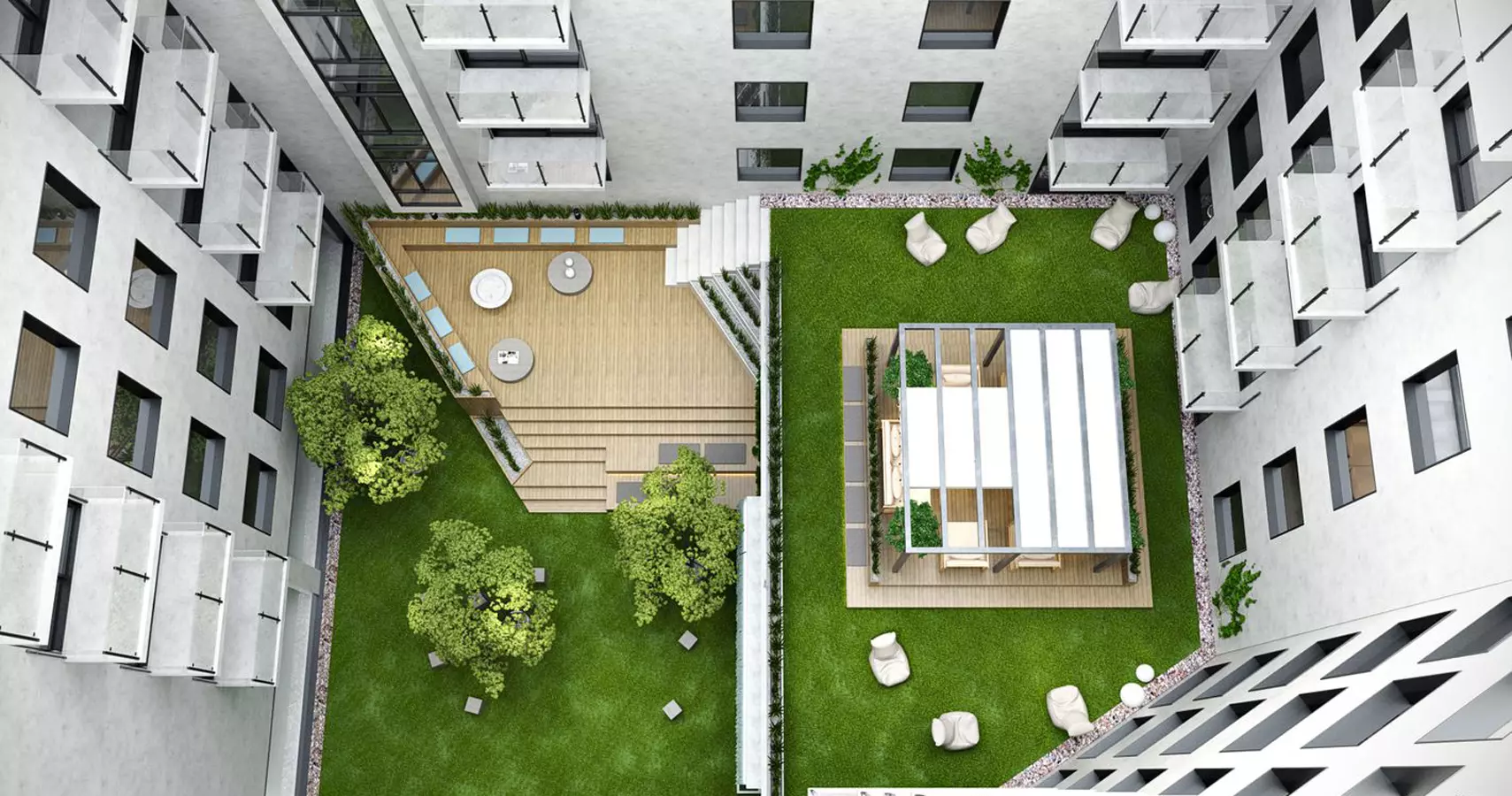 در یک ساختمان جدید ویلیامزبورگ شرقی با عرشه پشت بام و حیاط با 801 دلار در ماه زندگی کنید 12239_1