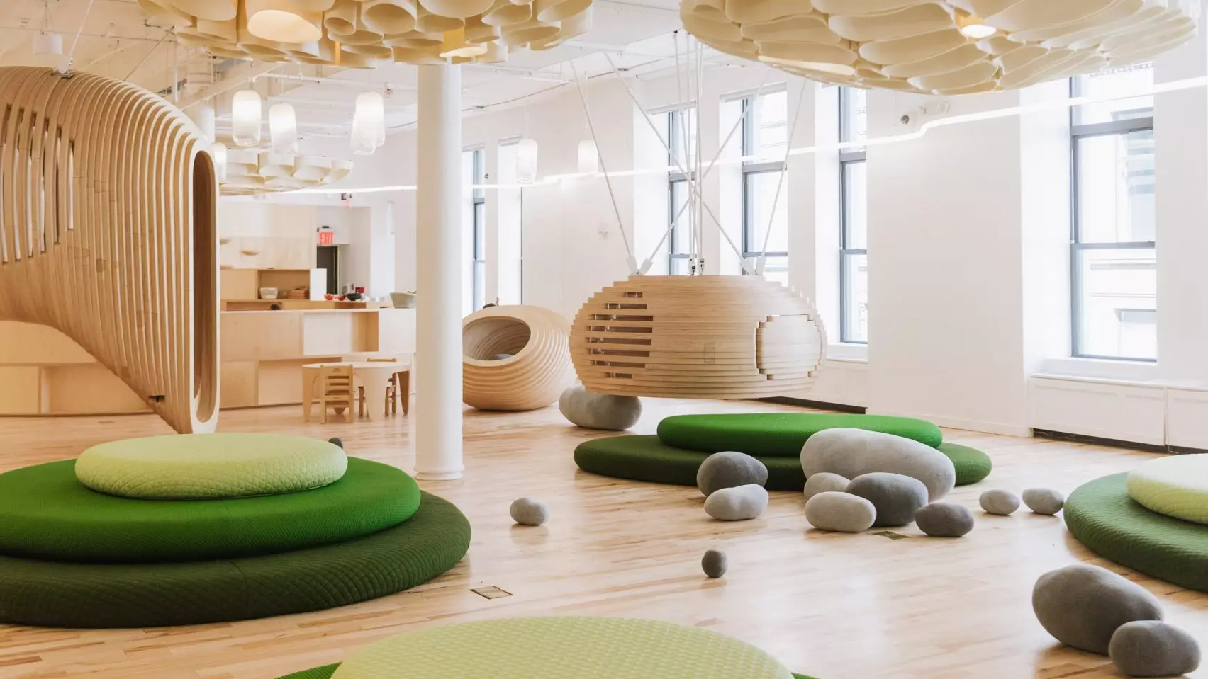 Wo inu ile-iwe alakọbẹrẹ akọkọ ti WeWork ni NYC ti a ṣe nipasẹ Bjarke Ingels 12321_3