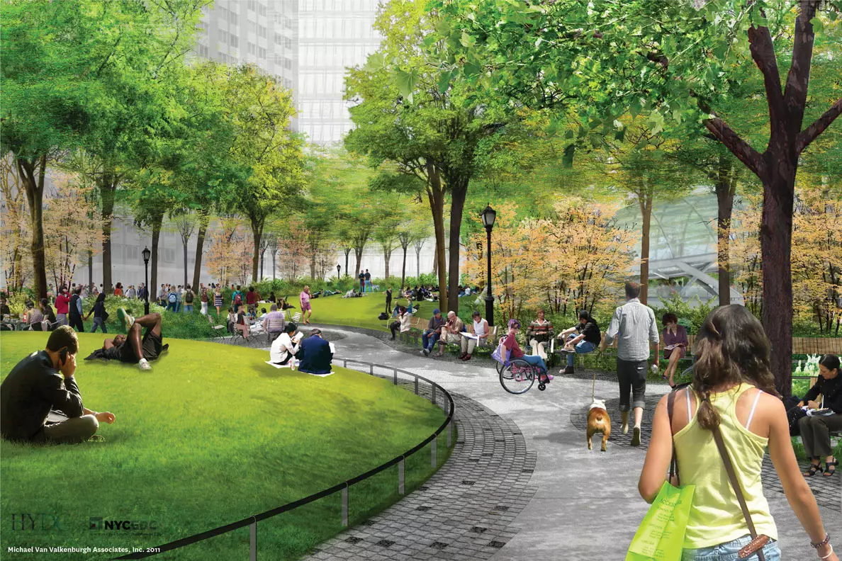 Hadson Yards žaliosios erdvės išplėtimas gali būti brangiausias Niujorko parko projektas 12395_3