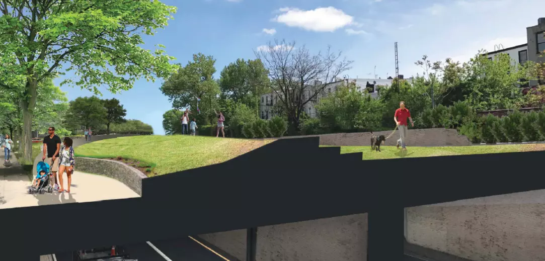 Tyrimas rekomenduoja sukurti High Line stiliaus parką palei Bruklino prospekto greitkelį 12435_1
