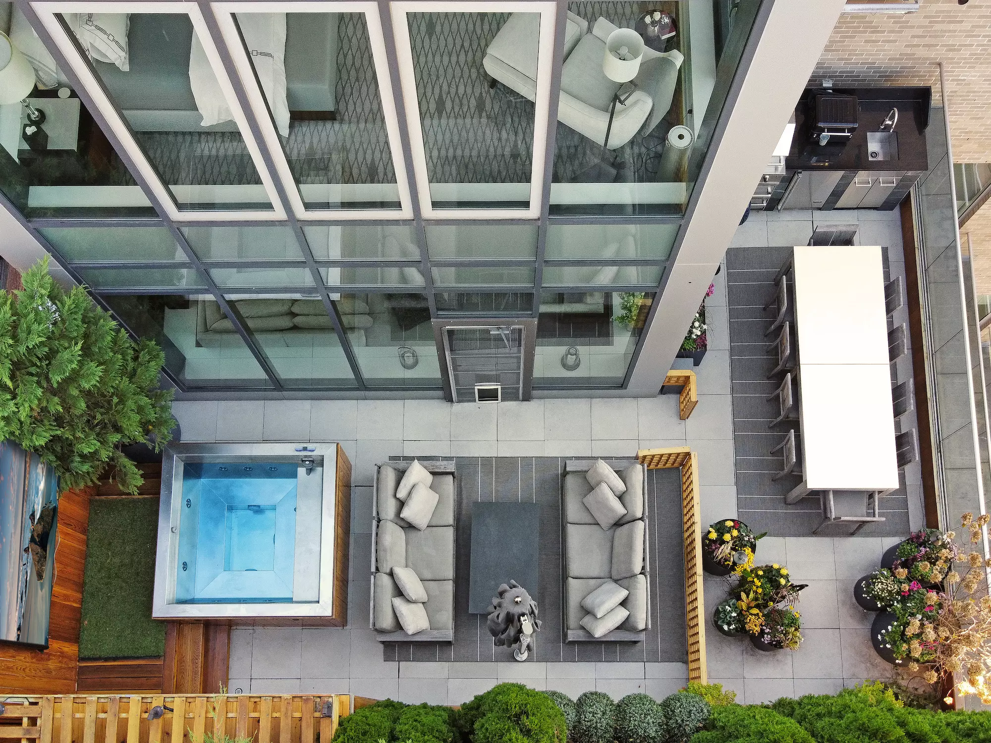 Le penthouse Flatiron de 12 millions de dollars dispose de deux niveaux d'espace extérieur exceptionnel toute l'année 1252_6