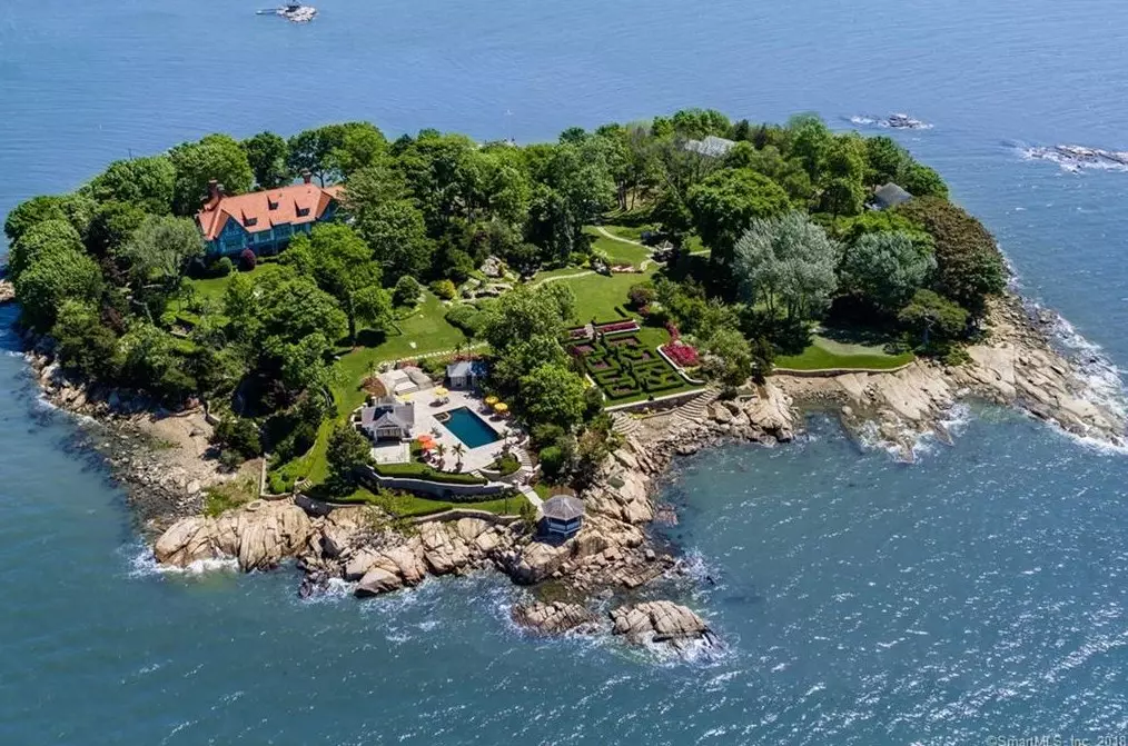 نجی سات ایکڑ پر مشتمل کنیکٹیکٹ جزیرہ جس میں باغ ونڈر لینڈ ہے $21.5M میں فروخت 12627_1