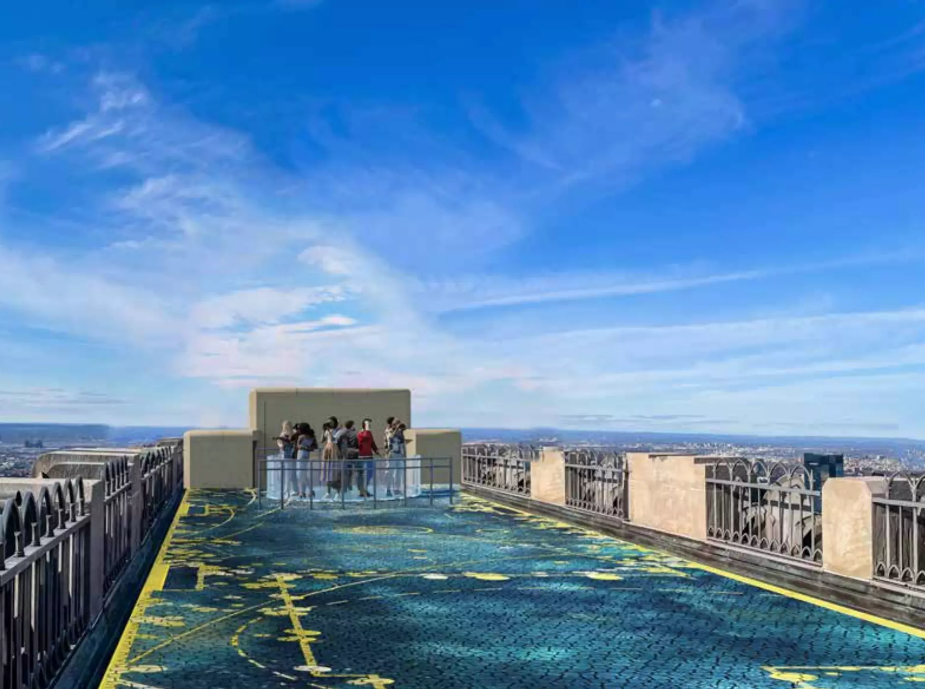 30 Rock új „skylift” megfigyelőplatformja és a Landmarks által jóváhagyott tetőtéri utazás 1290_4