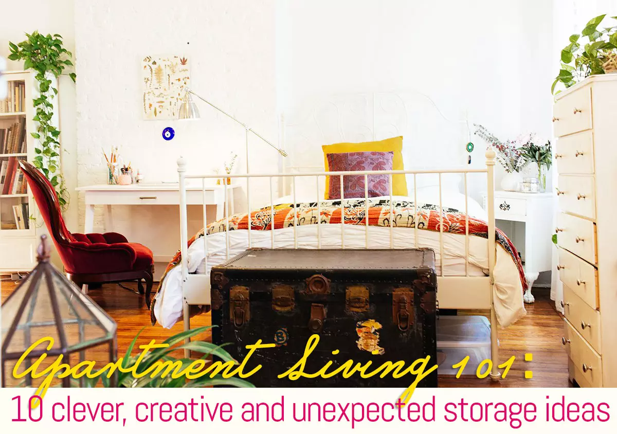 10 ideas de almacenamiento inteligentes, creativas e inesperadas para los habitantes de apartamentos 12934_1