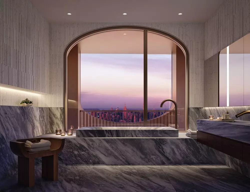 David Adjaye dezvăluie interioarele pentru apartamentele de lux FiDi, primul său turn din New York 13316_3