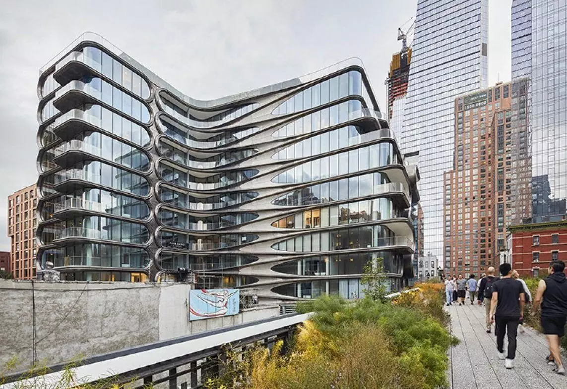 Zaha Hadid Architects распрацавала капялюш, натхнёны пышнай кватэрай High Line 13376_2