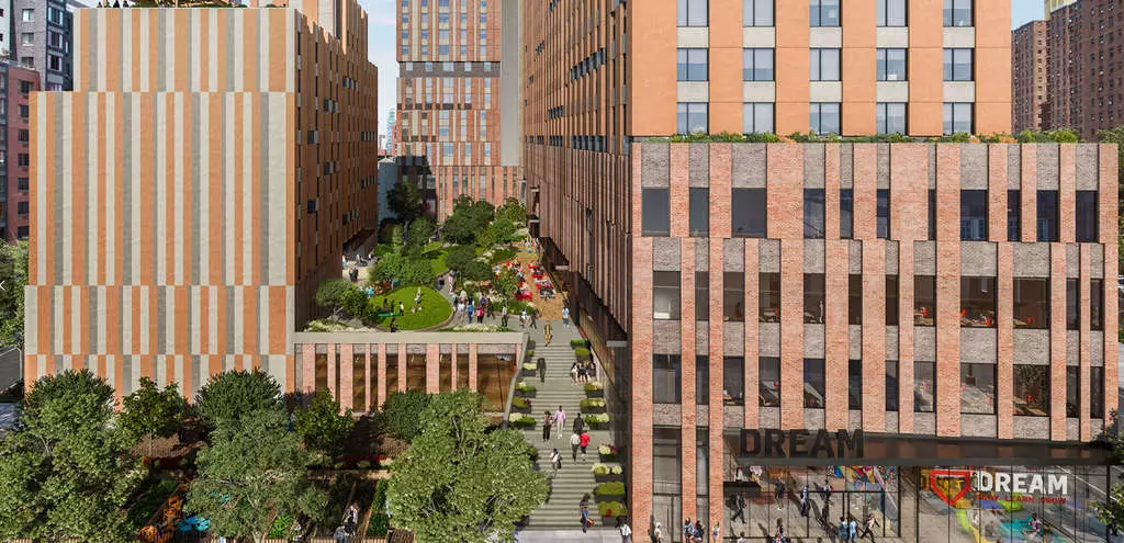 O acessível complexo Sendero Verde do East Harlem recebe novas renderizações e uma torre de uso misto de 384 unidades 13428_2