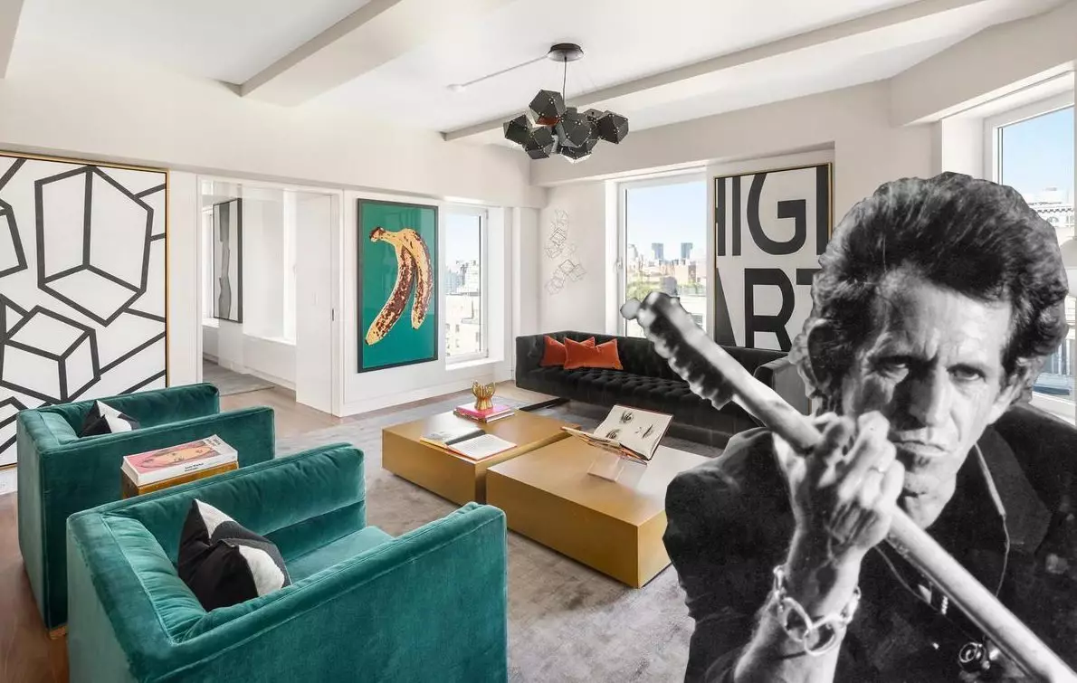 Gitarzysta Rolling Stones Keith Richards rozładowuje penthouse na Washington Square ze stratą 13463_1