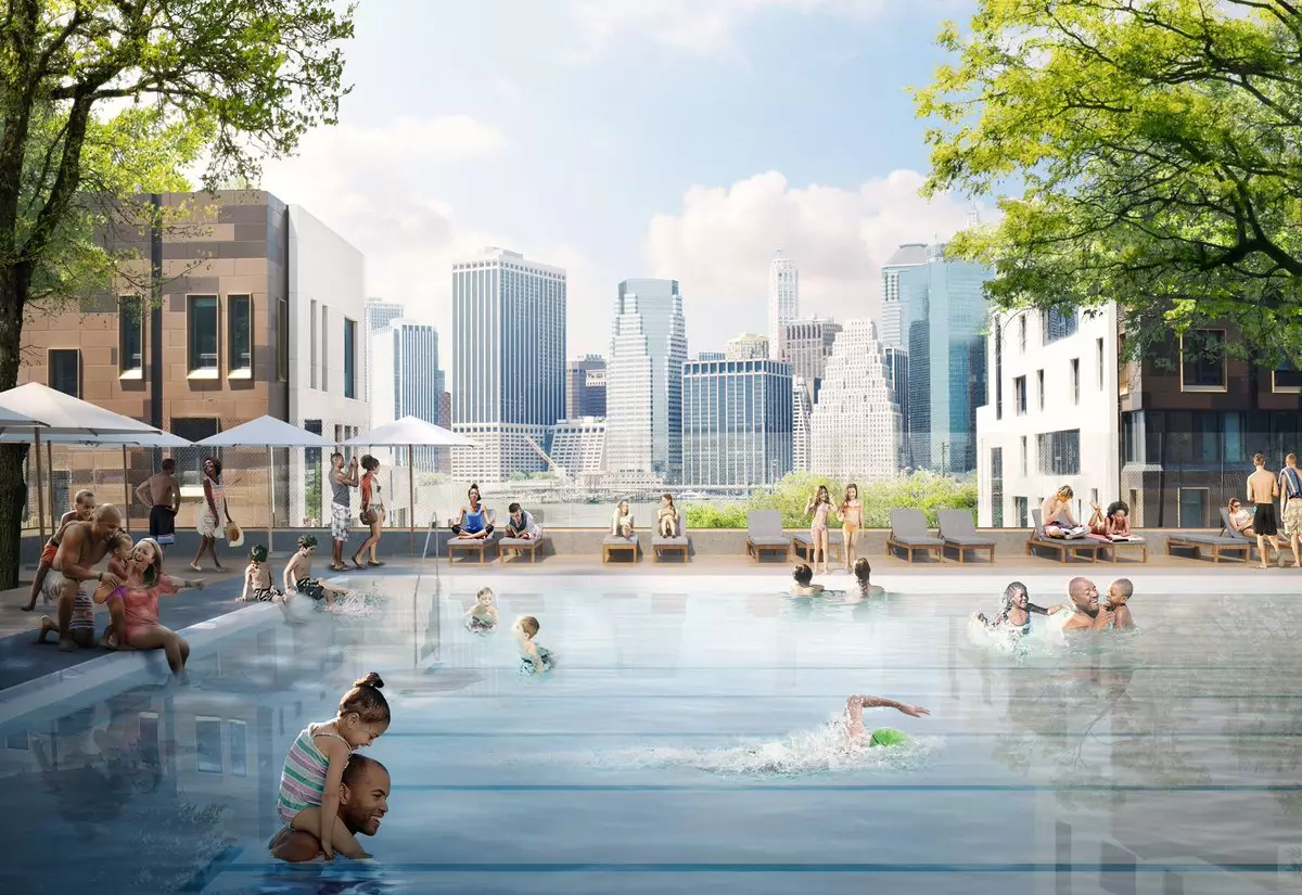 Нов, постојан јавен базен доаѓа во паркот Бруклински мост 13512_1