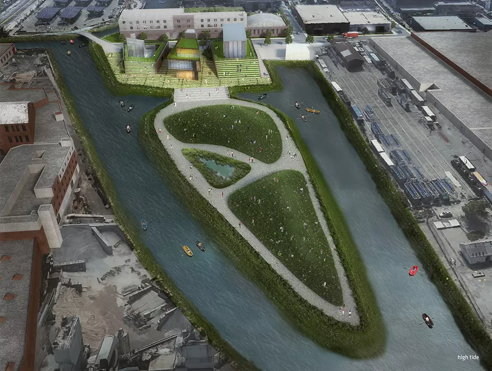 S-a dezvăluit propunerea pentru un nou parc public pe Lotul de sare al Canalului Gowanus 13595_1