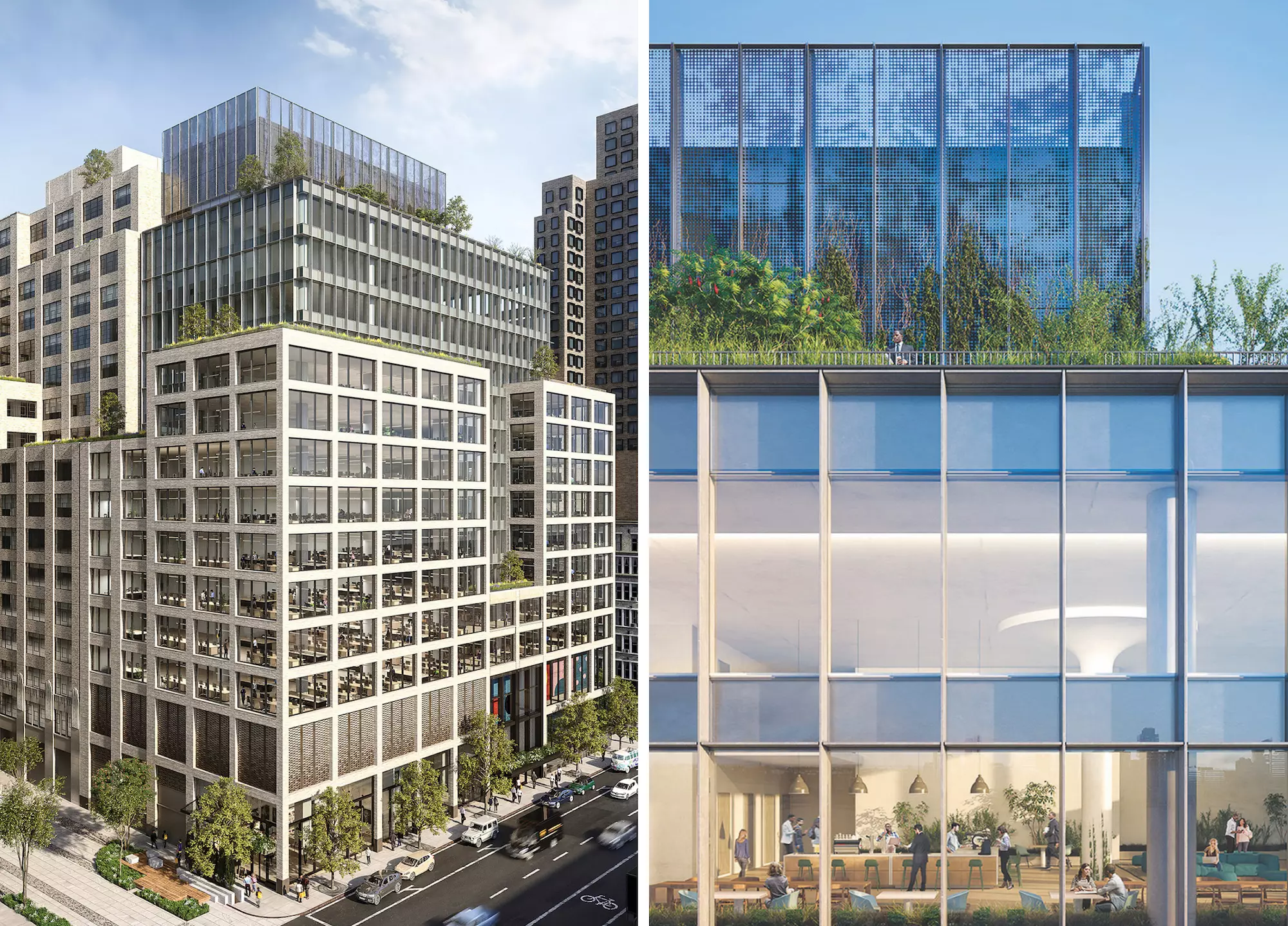 16-våningars hållbart kontorstorn 555 Greenwich bryter mark på Hudson Square 135_1