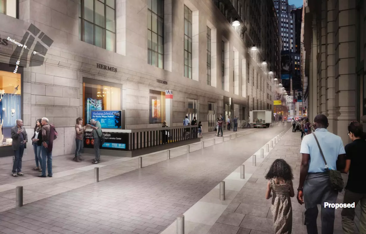 Η πρόταση για γενική επισκευή της περιφέρειας του NYSE απαιτεί απεριόριστους δρόμους, πράσινο και ενισχυμένο φωτισμό 13726_4
