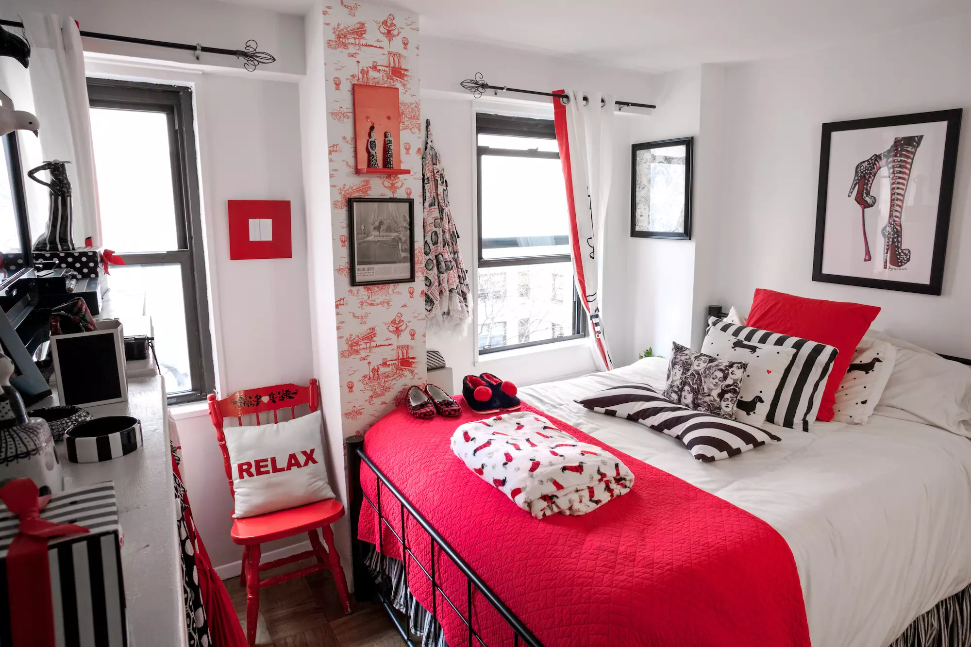 Mijn 480sqft: vastgoedpublicist Kelly Kreth woont in een rood, zwart en wit wonderland in Yorkville 13871_14