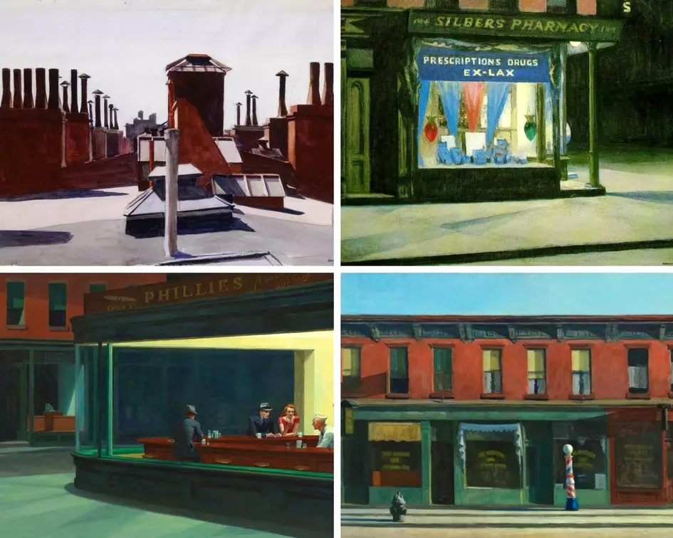 Edward Hopper-en Greenwich Village: bere margolanen atzean dauden benetako inspirazioak 14007_1