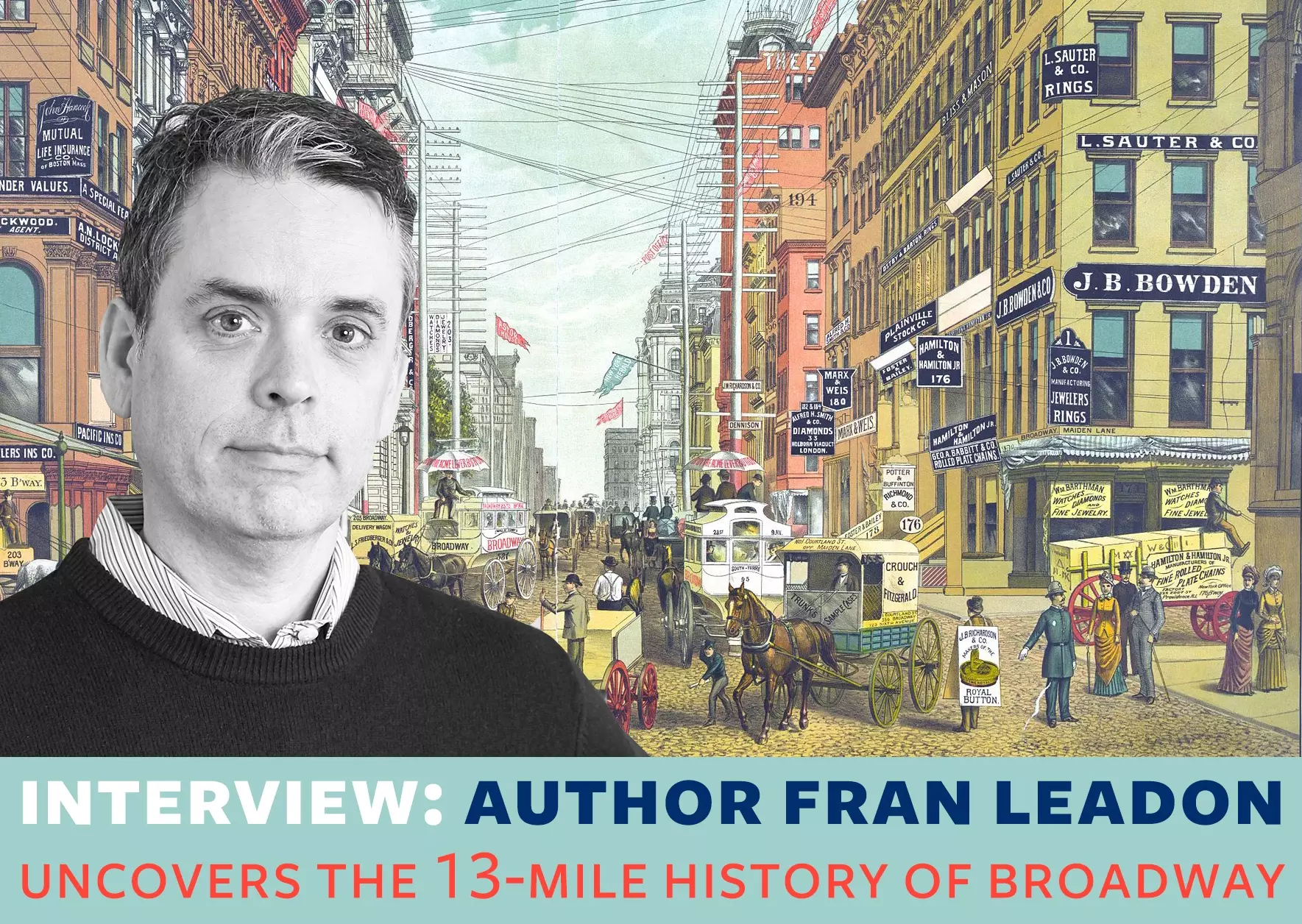 ROZHOVOR: Autorka Fran Leadonová sa zaoberá históriou najslávnejšej ulice NYC míľu po míle 14176_1