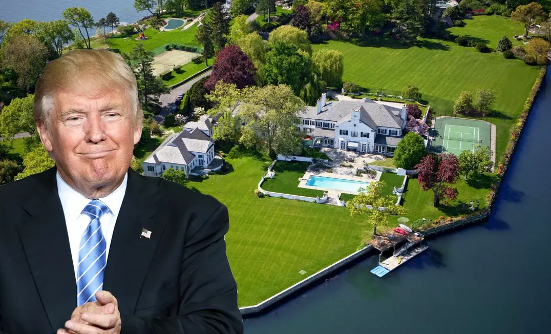 Eienaars van Donald Trump se voormalige herehuis in Connecticut probeer dit weer vir $45 miljoen aflaai 14260_1