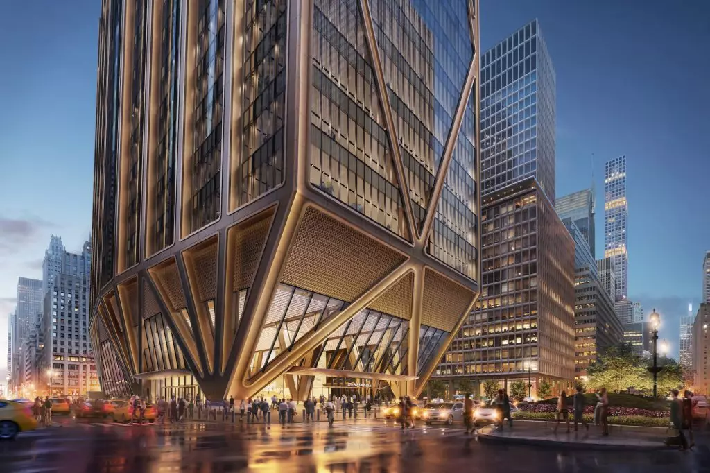 JPMorgan-ын 60 давхар Midtown East цамхаг нь NYC-ийн хамгийн том цахилгаанаар ажилладаг тэнгэр баганадсан барилга болно.
