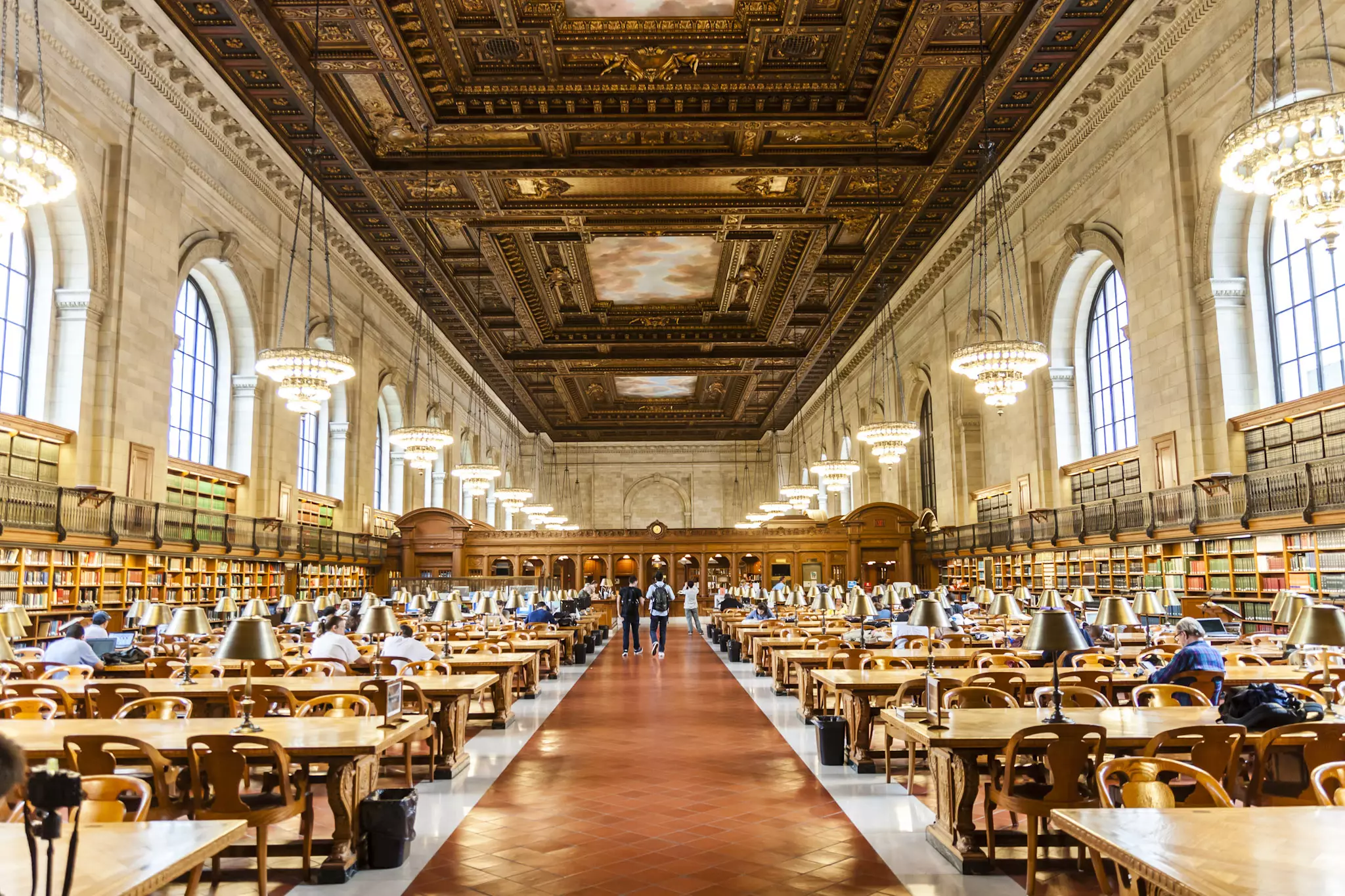 читальний зал троянд публічна бібліотека Нью-Йорка