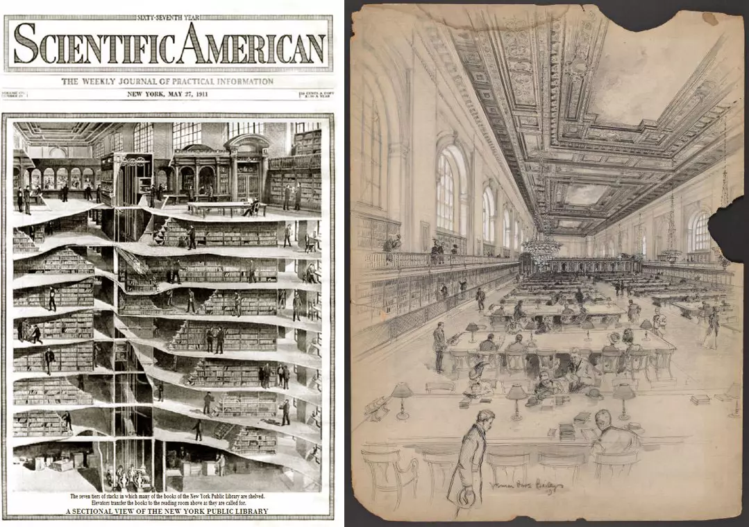 1900er New York Public Library Schwarzman-Gebäude