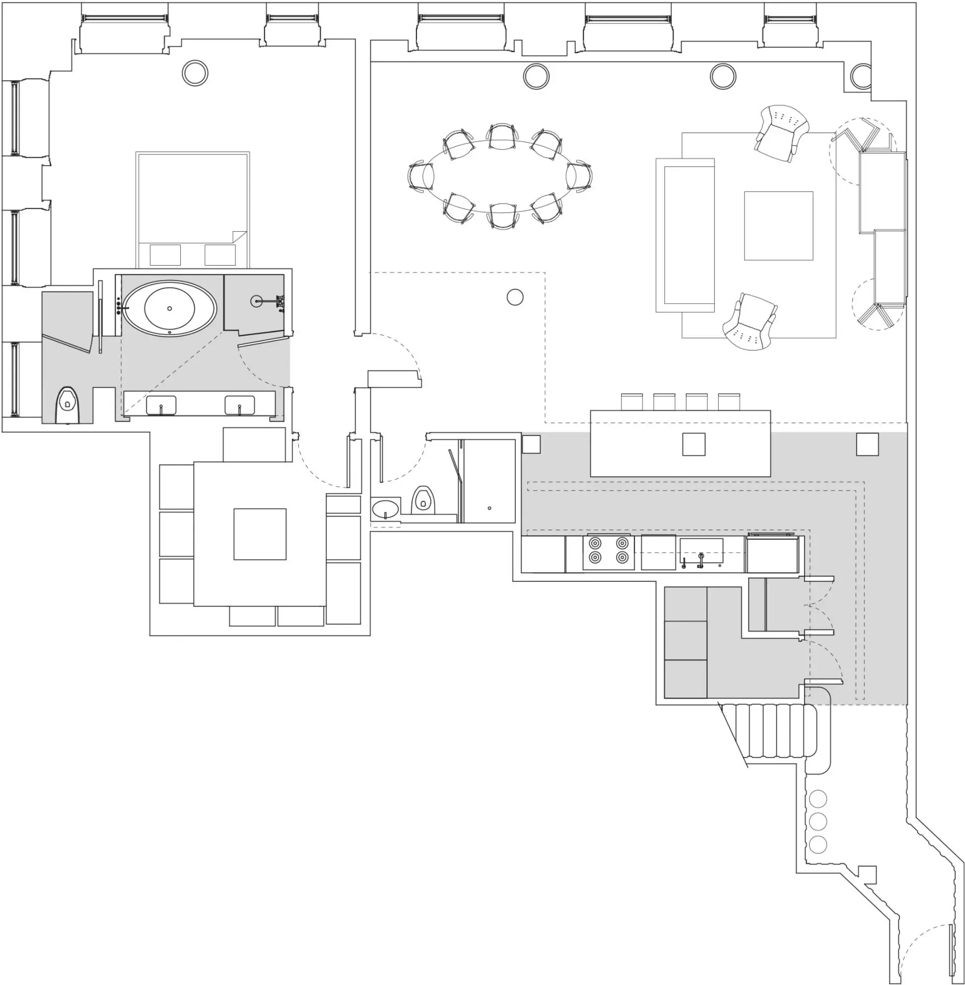 L'appartement Wormhole de Noho amène la «caverne de Batman» dans un espace du Second Empire 14440_10